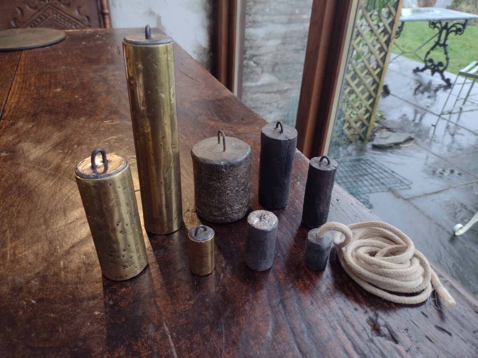 New Size - Authentic Lead Weights for Antique Lantern, Hoop and Spike ...