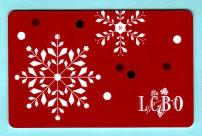 LCBO ( Canada ) Snowflakes 2013 Gift Card ( $0 ) | eBay