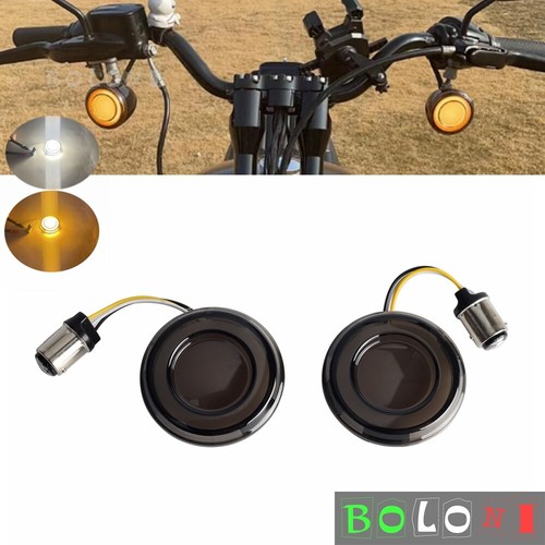 1157 LED 2" Bullet Style Turn Signal Light for Harley Touring Glide ...