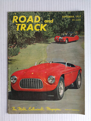 Road & Track September 1952 Bentley - Morgan Plus 4 - Aston Martin DB-3 ...
