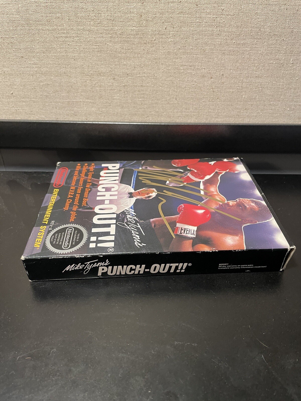Mike Tyson's Punchout NES Box Autograph Signed Game Boxing BGS ...