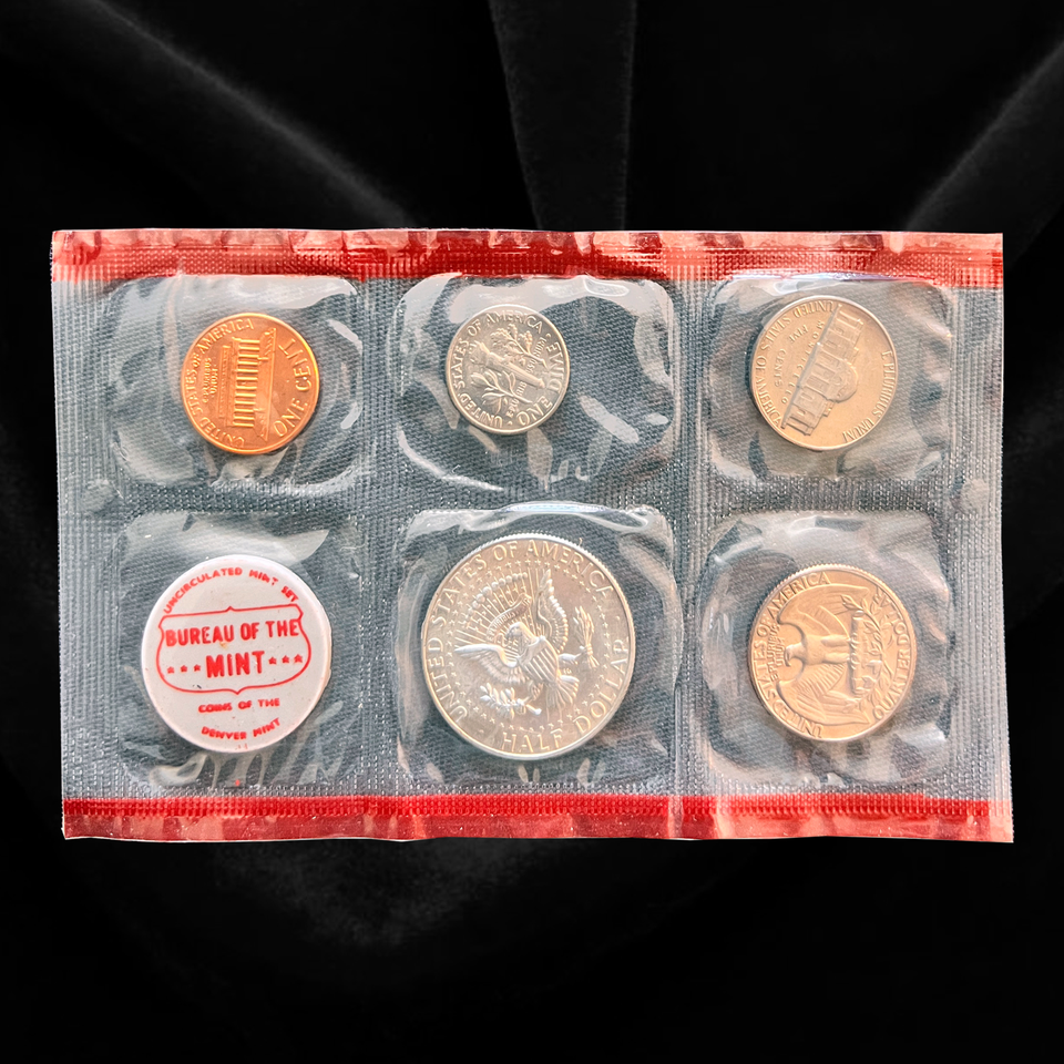1970 U.S. Mint Uncirculated Coin Set - Denver & Philadelphia Mints | eBay