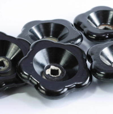 Black Bakelite industrial pull faucet valve handle pulls cabinet knob ...