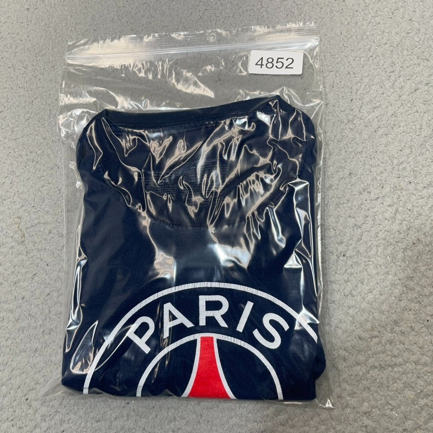 Paris Saint Germain Jersey Mens Large Blue Long PSG Sweatshirt Sweater ...