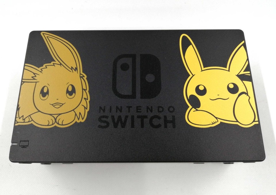 Nintendo Switch HAC-007 Pokemon Edition Pikachu Eevee Dock JAPAN rare ...