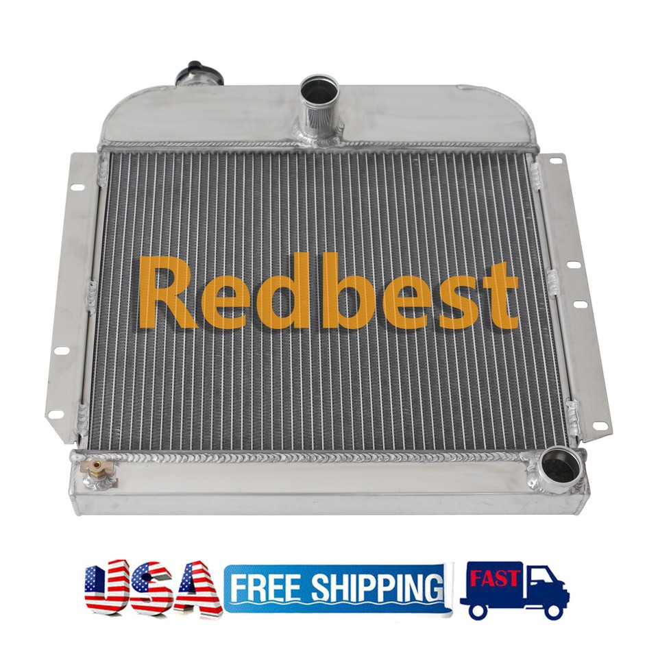 3 Rows Aluminum Radiator Fit 1941-52 Plymouth Special Deluxe Station ...