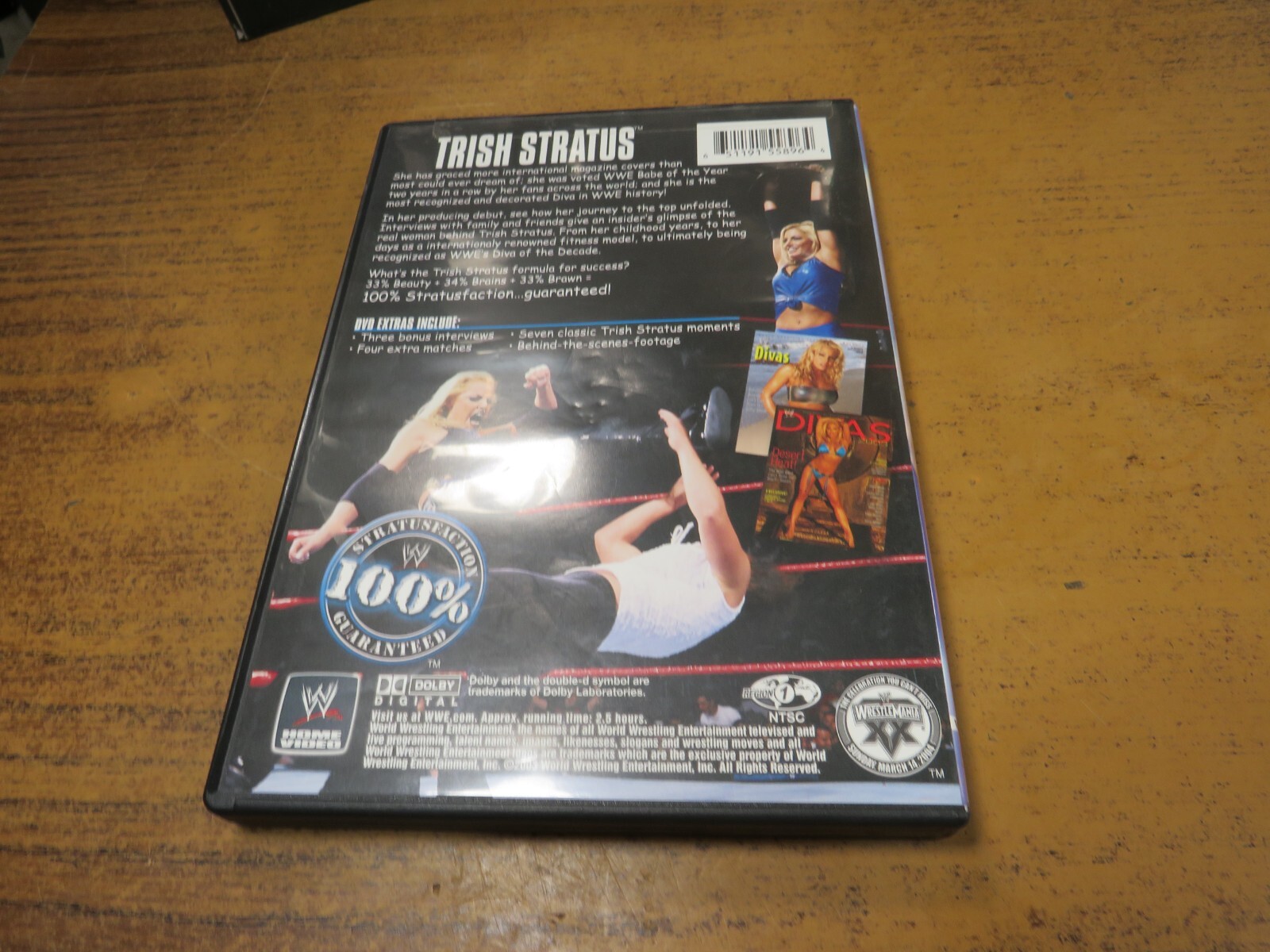 Trish Stratus 100% Stratusfaction Guaranteed WWF DVD WWE | eBay