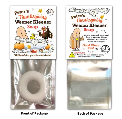 2 X Happy Thanksgiving Soap Willy Weiner GAG GIFT Party Favor Adult ...