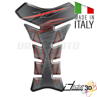 Para Tank Sticker Resin Grey Red Fits Yamaha FZ6 Fazer 2004 2011 | eBay ...