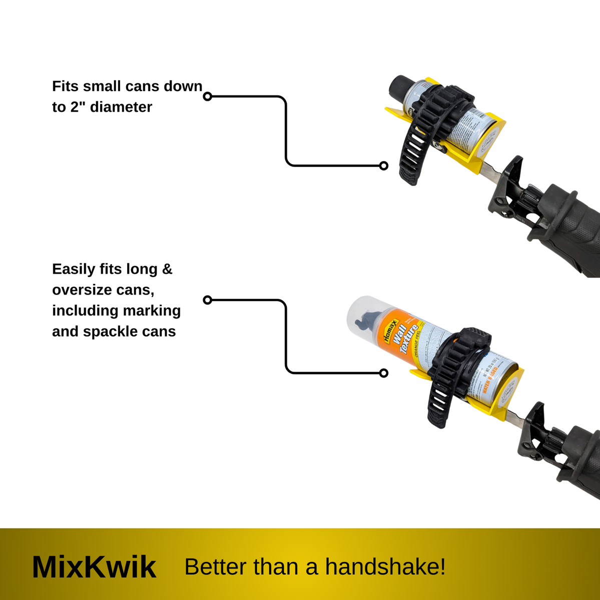 Paint Shaker For Reciprocating Saw Spray Can Nozzle Quick Mix Spray ...