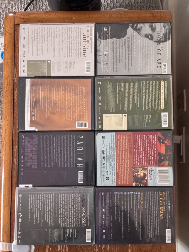 Criterion Collection Lot of 20 | Blu-Ray & DVD | New & Used Films ...