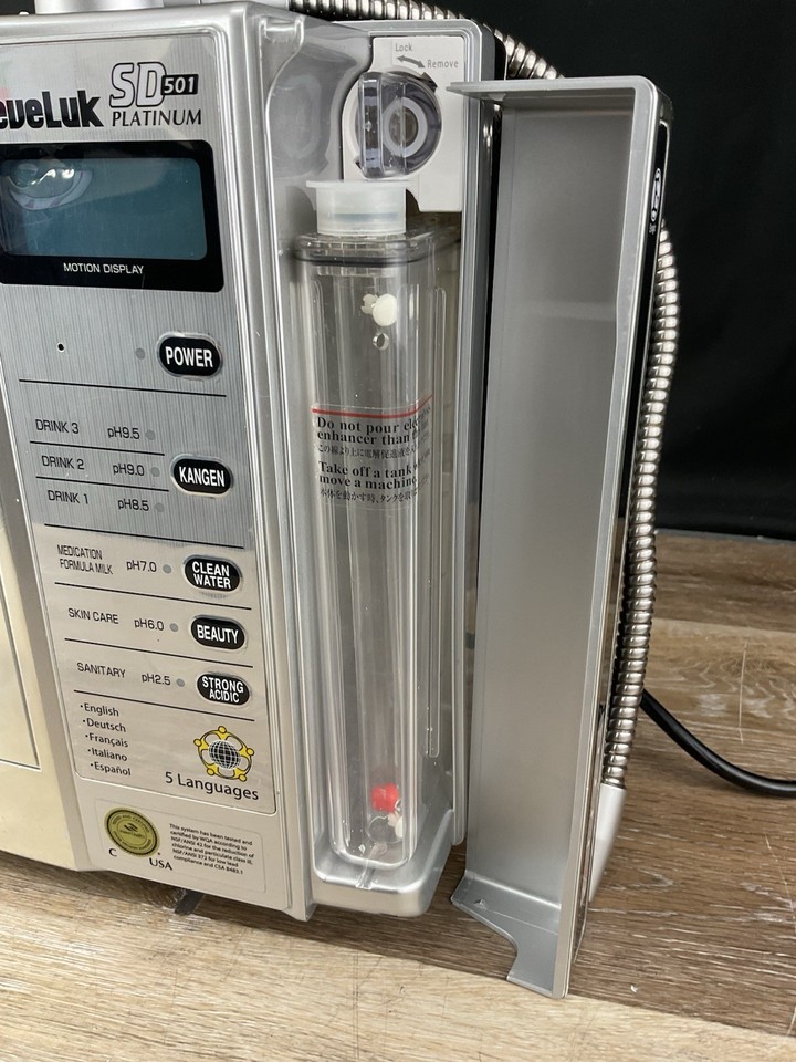 Kangen LeveLuk Platinum SD501 Water Ionizer Machine Alkaline Beauty ...