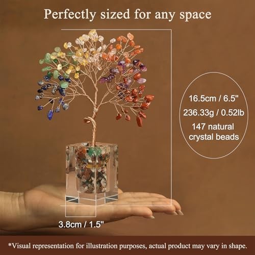 Crystal Tree of Life 7 Chakra Healing Seven Chakra Crystal Tree 147 ...