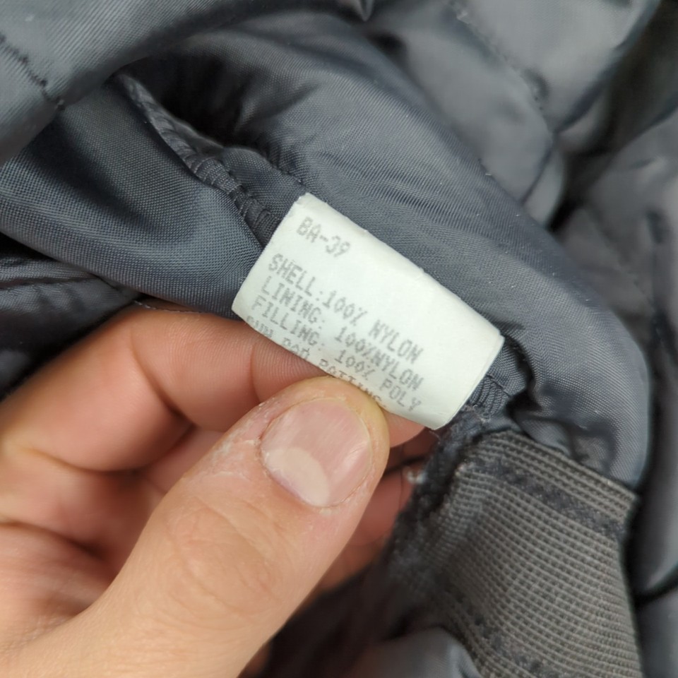 Bob Allen Jacket Mens XL Black Shooting Hunting Quilted Patches Zip Up ...