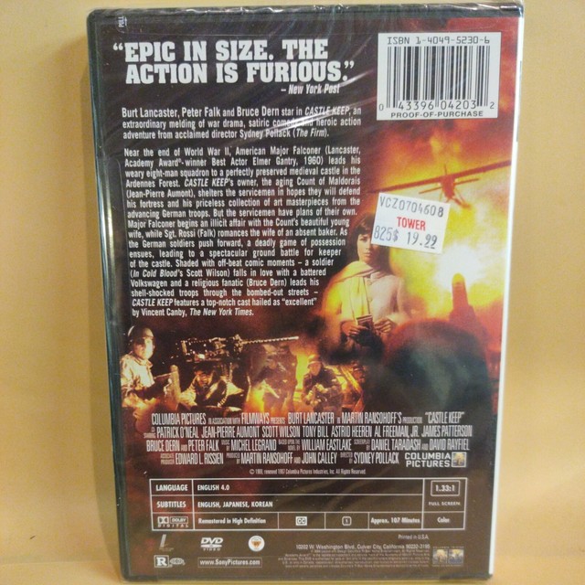 Castle Keep (DVD, 2004, Full Frame) for sale online | eBay