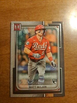 2023 Topps Museum Collection #27 Matt McClain RC Rookie Base Cincinnati ...