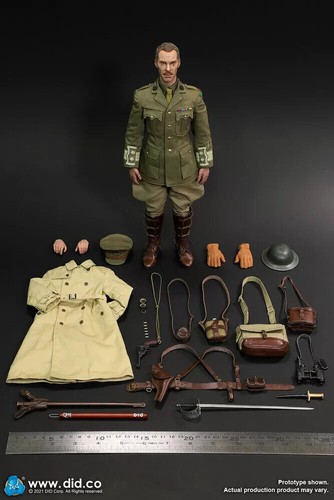 DID WWII B11012 WW1 British Officer Colonel Mackenzie Figure Model New ...