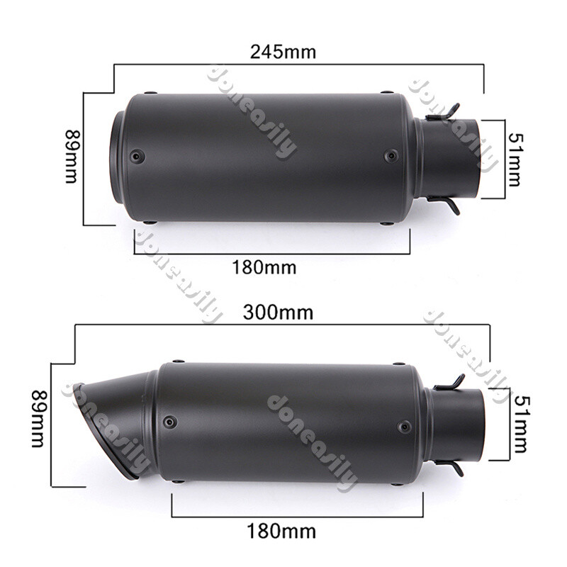 Whole System for Triumph Trident 660 2021-2023 Baffle Muffler Exhaust ...