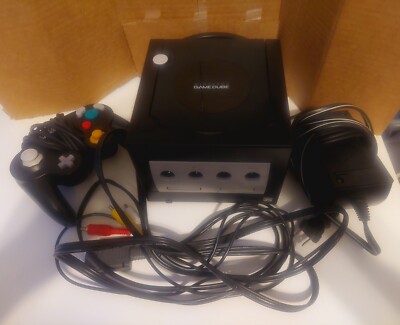 Nintendo GameCube Console DOL-001 Black Video Game System | TESTED and ...