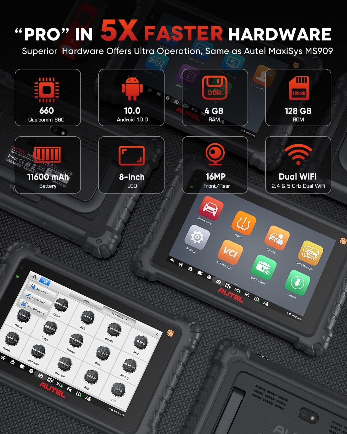 Autel MaxiCOM MK906 Pro-TS Upgrade of MaxiSys MS906 Pro TS MS906 Pro ...
