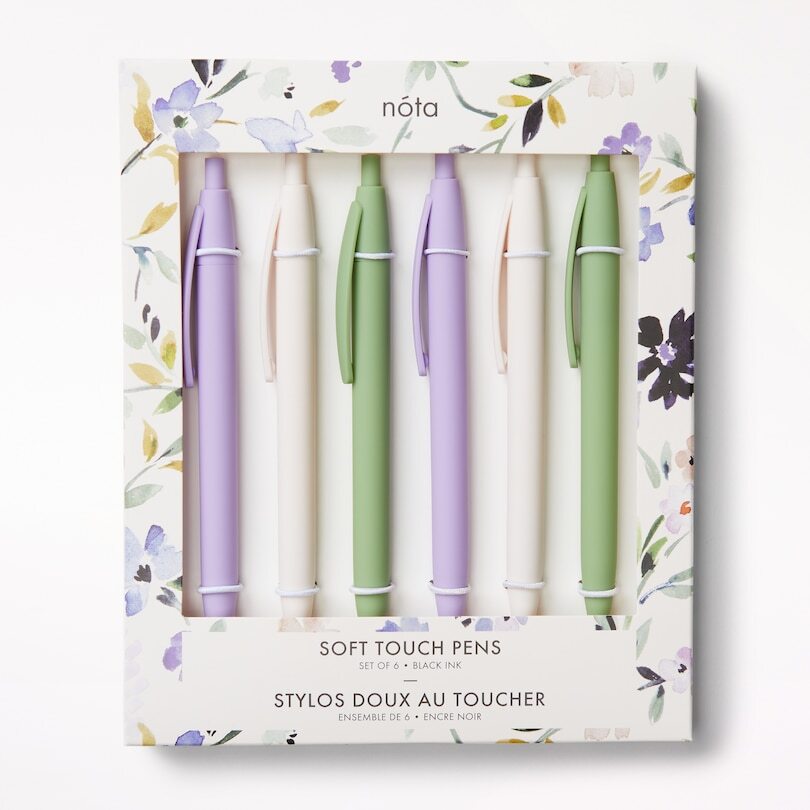 NOTA Soft Touch Pens, Set of 6 | eBay