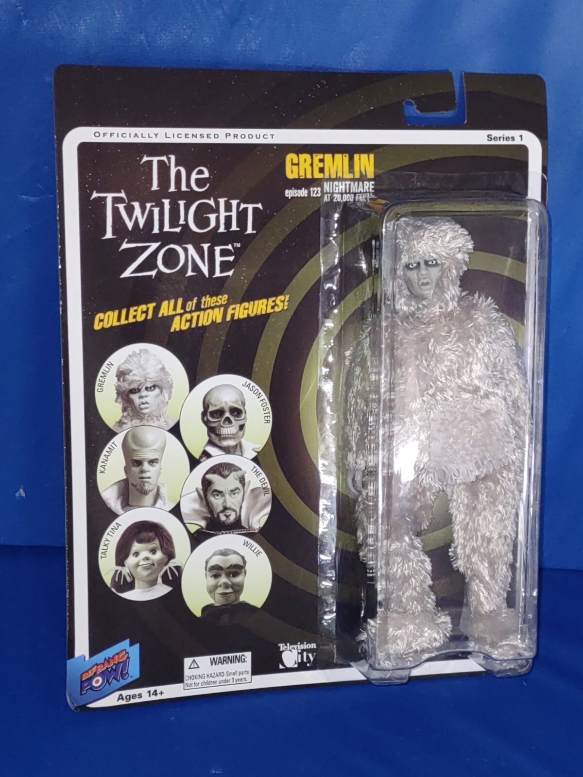 TWILIGHT ZONE SERIES 1 GREMLIN MEGO STYLE FIGURE BIF BANG POW NIGHTMARE 20000 FT | eBay