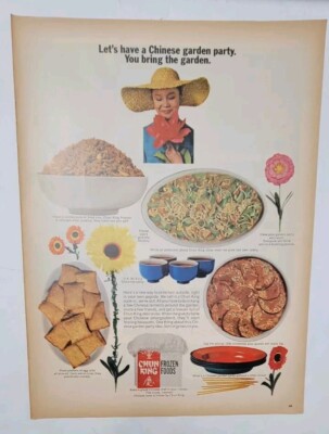 1963 Life Chun King Frozen Food Smorgasbord Garden Parties Vintage ...