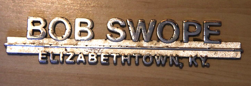 vintage bob swope Elizabethtown Kentucky car dealer emblem | eBay