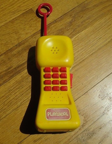 Vintage Playskool Toy Phone w/ Voice & Phone Sounds - Tested | eBay