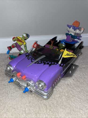 1989 Vintage TMNT Ninja Turtles Foot Cruiser 💯 100% Complete!! W/ 3 ...