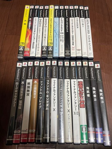 Lot 27 pieces Set PS2 Game Software PlayStation 2 Action RPG Shooting ...