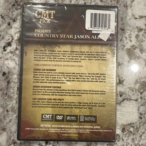 CMT Pick Jason Aldean (DVD) New Factory Sealed | eBay