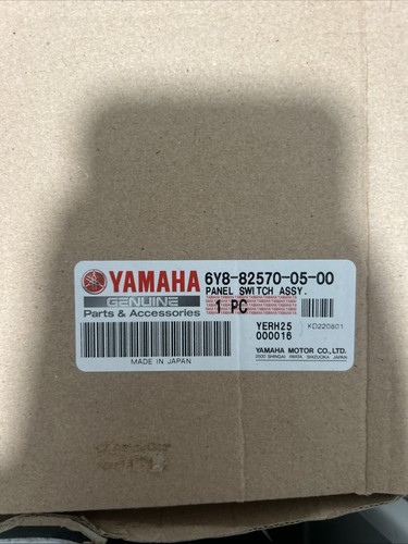 Yamaha PANEL SWITCH ASSY 6Y8-82570-05-00 OEM NEW | eBay