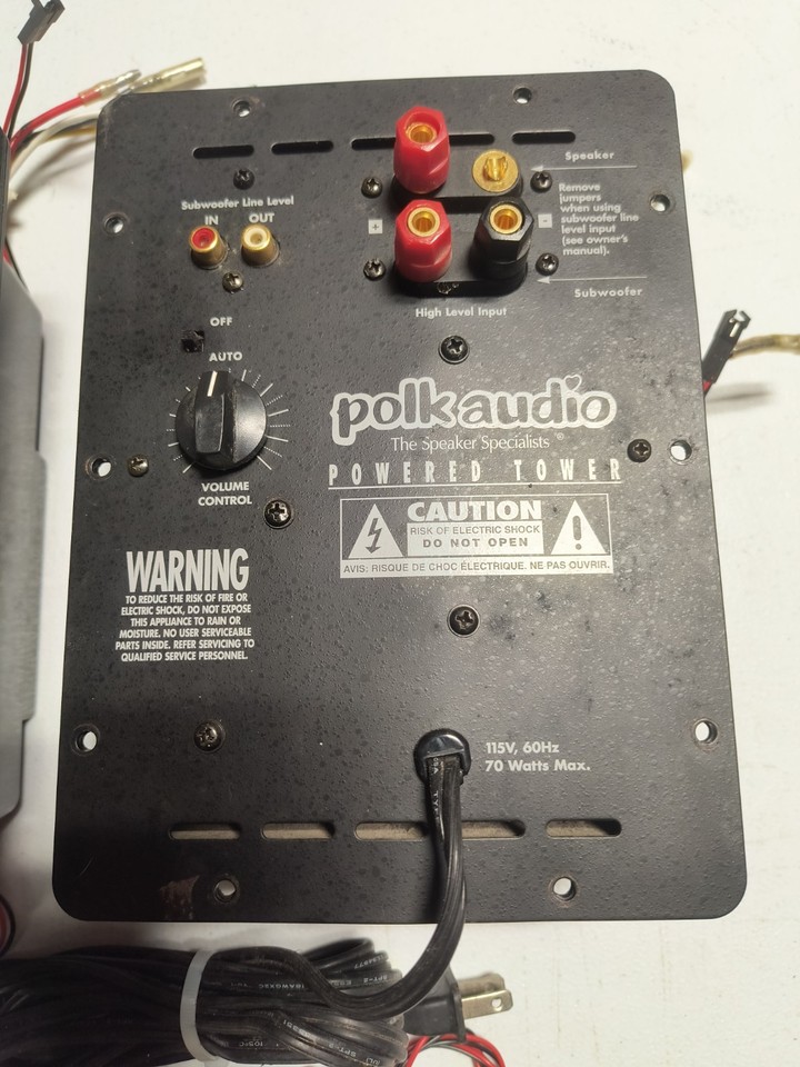 (2) Polk Audio RT1000P Plate Amps Amplifiers *Parts Only, Not Working ...