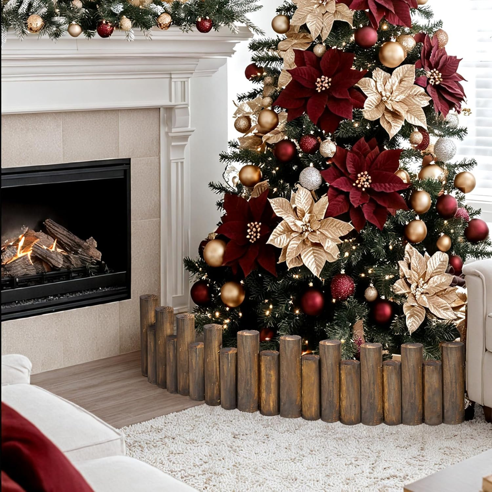 Christmas Tree Edging, Wooden Edgings for Christmas Tree Gate, Edging ...