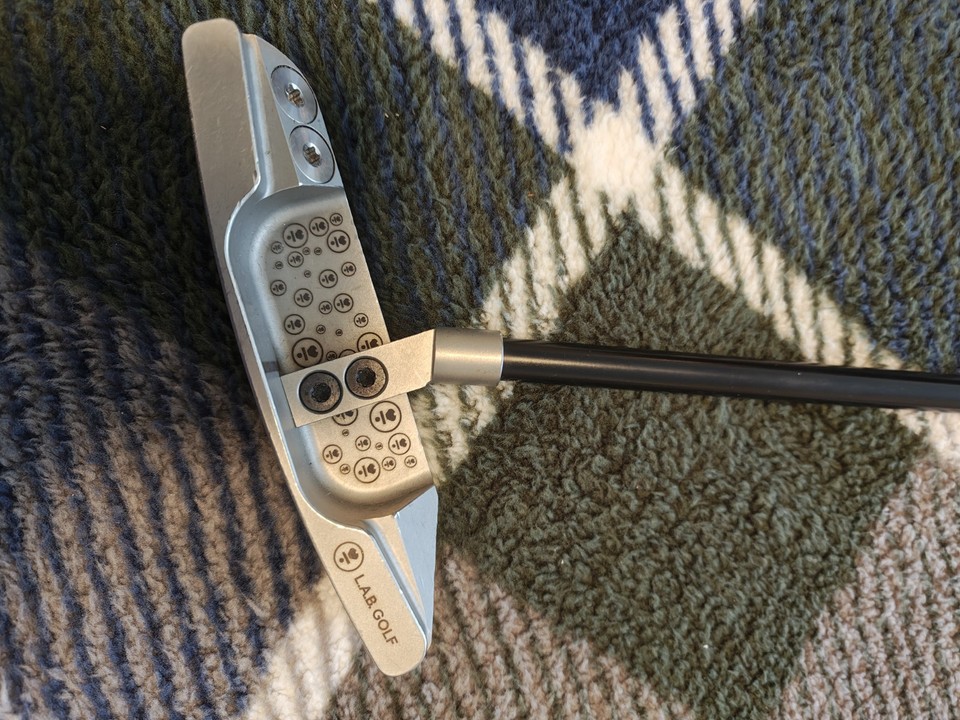 LEFT HANDED LAB GOLF LINK.1 PUTTER BLACK SHAFT 35", STANDARD LIE w ...
