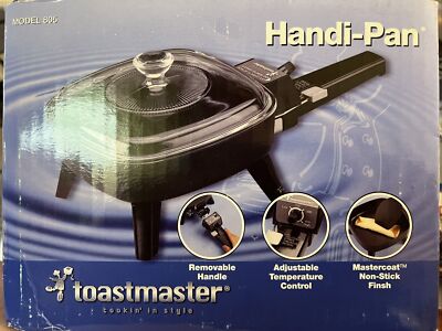 Toastmaster Handi-Pan 7" Electric Skillet Model 805 MasterCoat Non ...