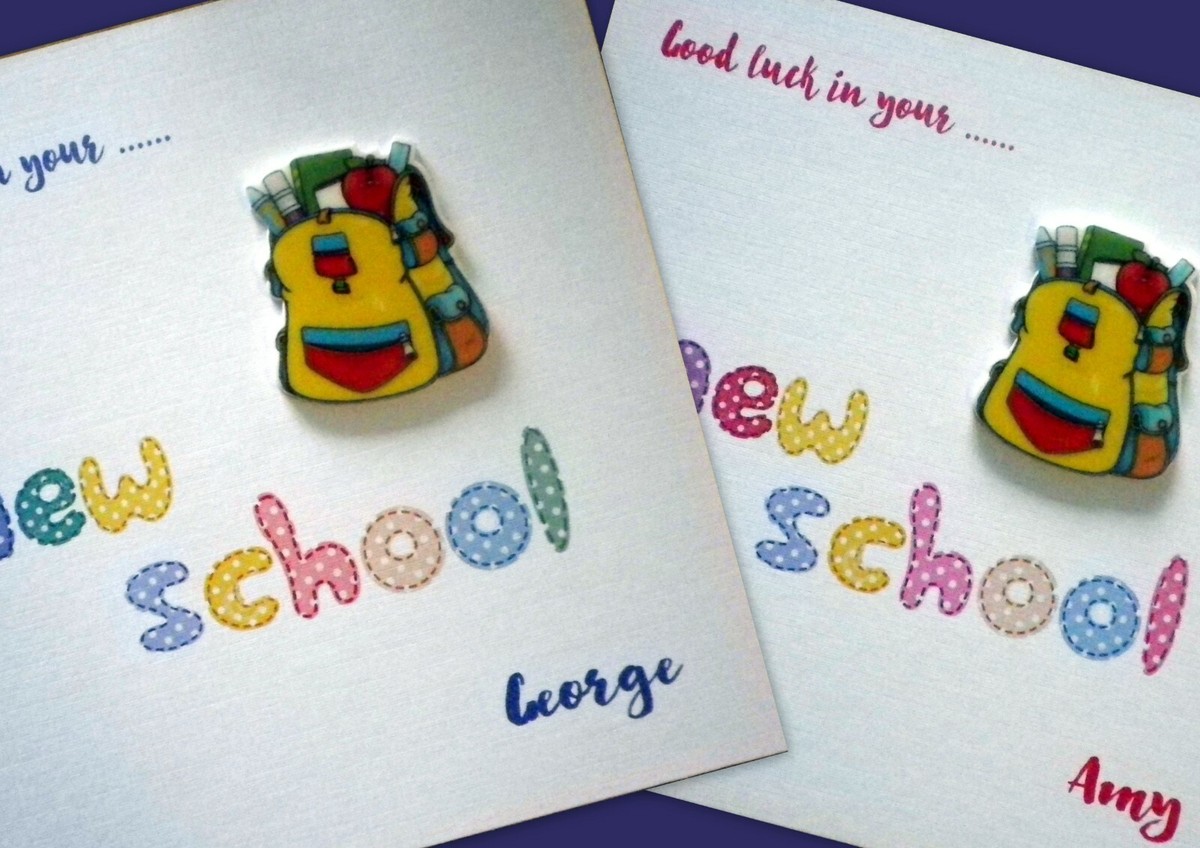 School E Cards Starting New School, High School, College, Uni,