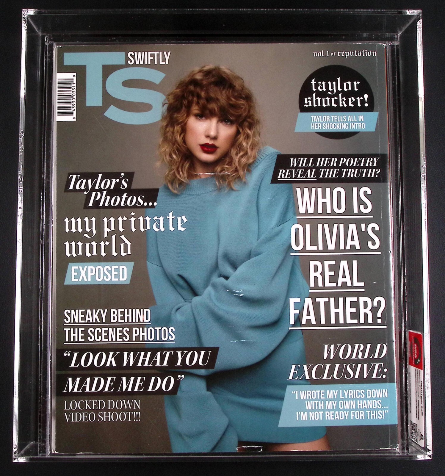 Taylor Swift 2017 Sealed "Reputation" Limited Ed. Volume 1 Magazine CD ...