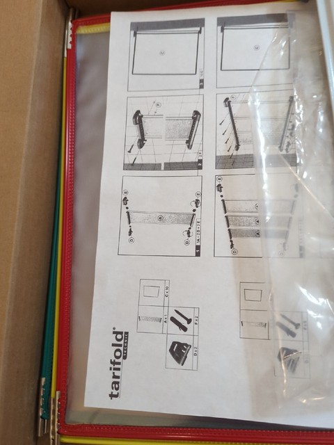 Tarifold Inc W 290 Wall Unit Reference Starter Set With Five Display ...