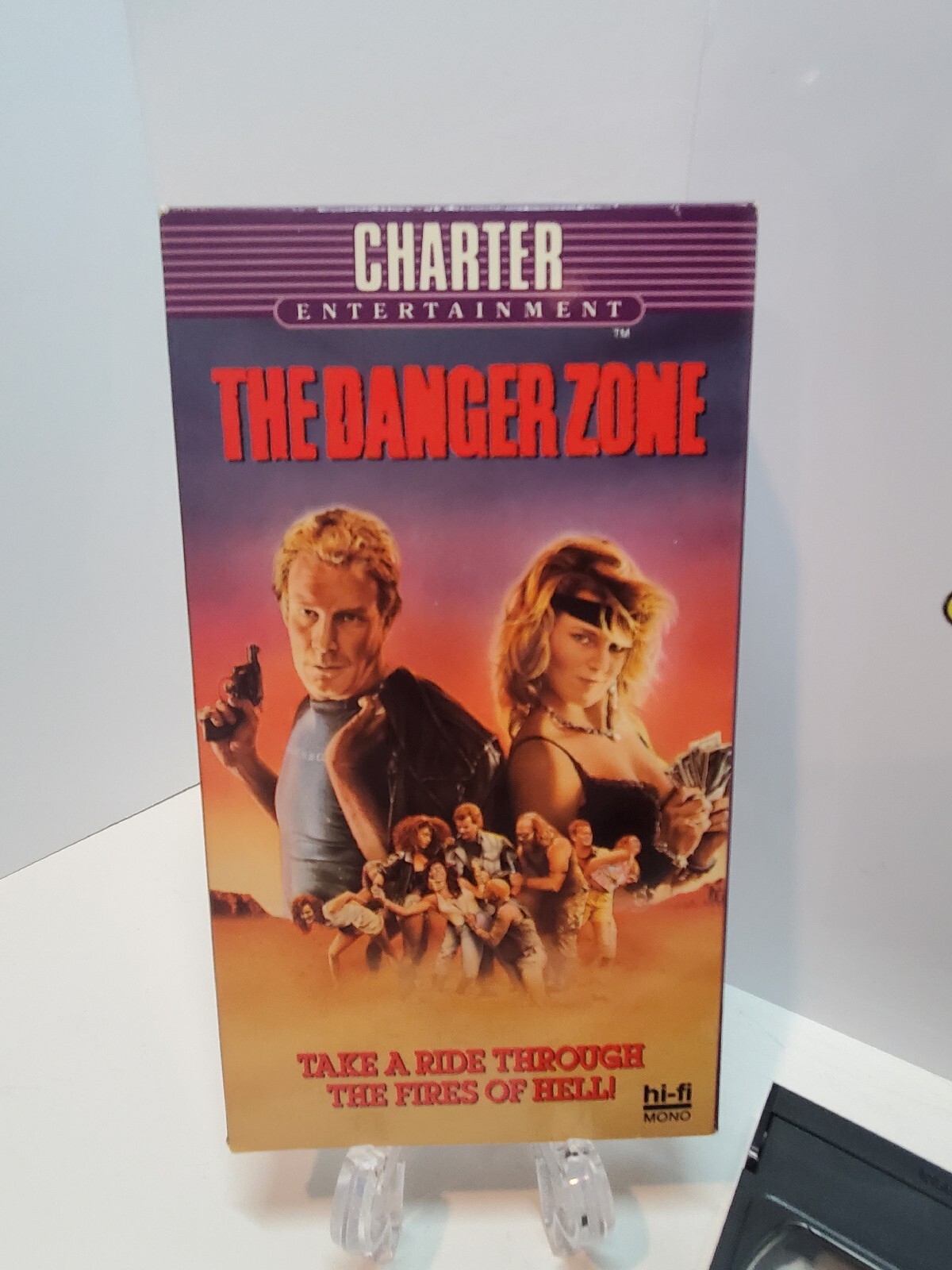 *Rare* The Danger Zone (VHS, 1987) Desert Biker Gang Action SCREENING ...