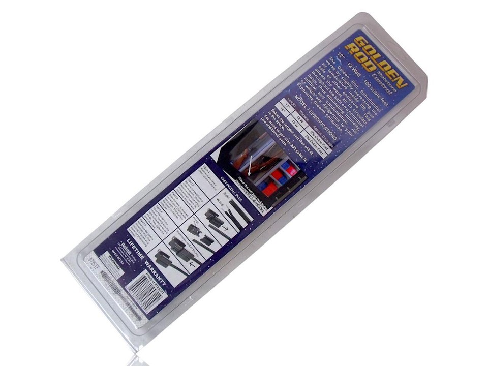 Golden Rod Gun Safe Dehumidifier/ USA Made Rifle Heat Cabinet Rust ...