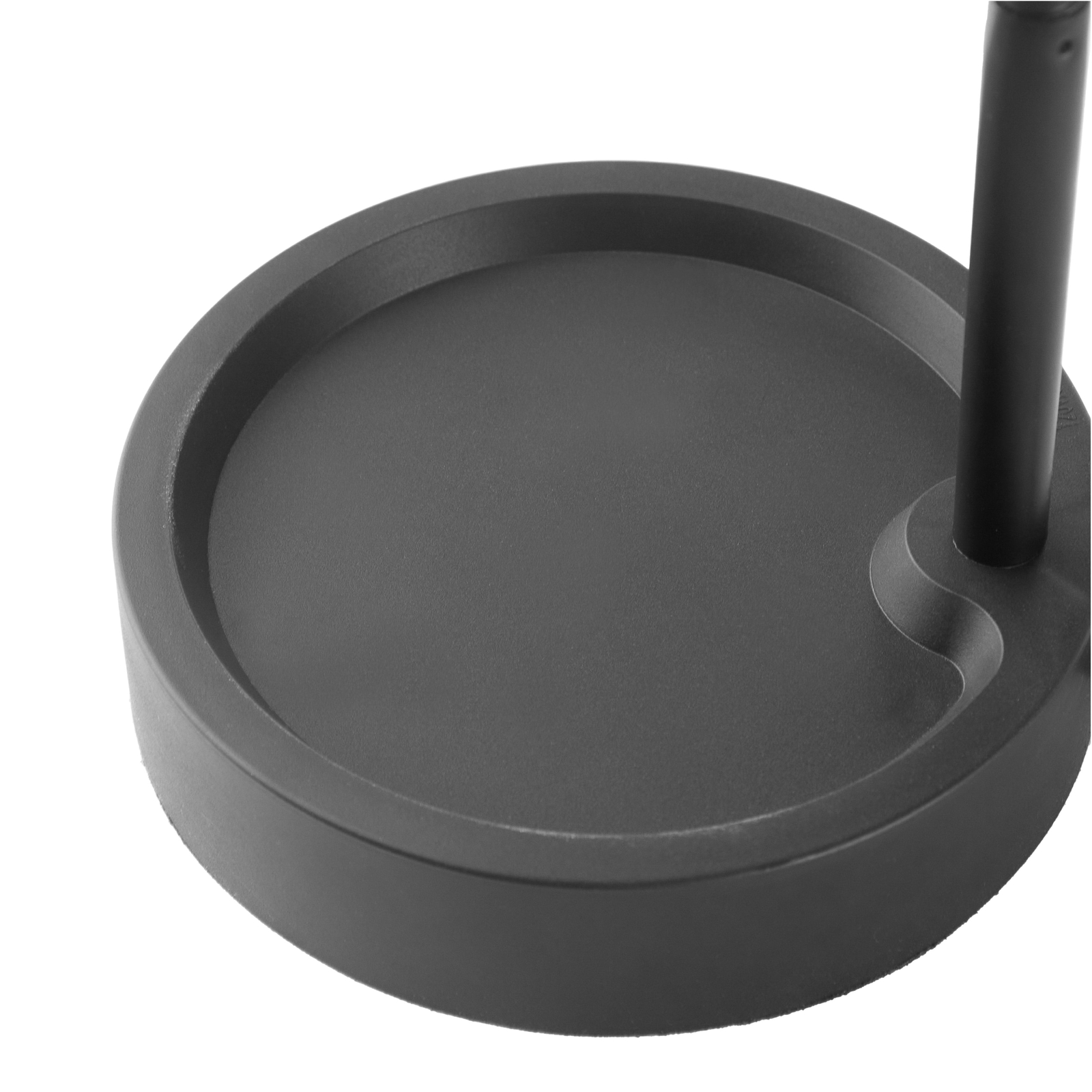 "LED Desk Lamp with Catch-All Base & AC Outlet, Matte Black" | eBay