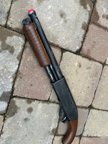 Non Firing Toy Fake Sawed Off Pump Shotgun Full Size Cosplay Costume ...