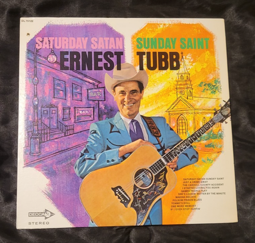 Ernest Tubb Saturday Satan Sunday Saint (Record lp, Decca) VG COND. | eBay