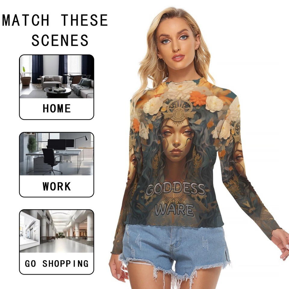 "Goddess Ware" Women's Mesh Blouse | eBay