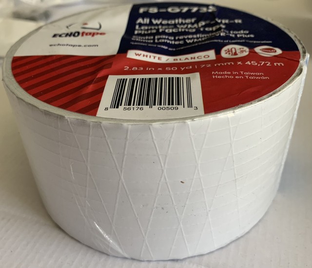 ECHO tape White 3 yd FS-G7732 All Weather WMP-VR-R PLUS FACING TAPE for ...