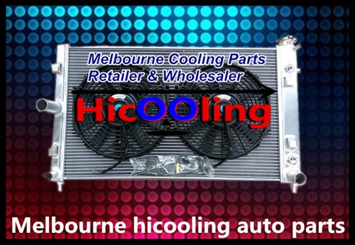 Alloy RADIATOR & FAN FOR Holden VZ Commodore GEN3 LS1 5.7L GEN4 LS2 6L ...