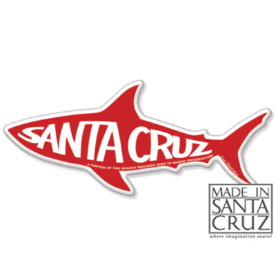 Santa Cruz Shark - Heavy Weight, Durable, All-Weather Magnet by Tim ...