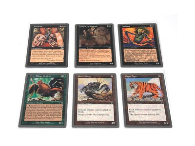 LOT of 6 - Magic The Gathering MTG Unglued Cards - Handcuffs, Paper ...